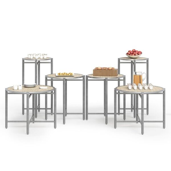 Diamond Cross Frame Buffet Tables - SICO America Inc.